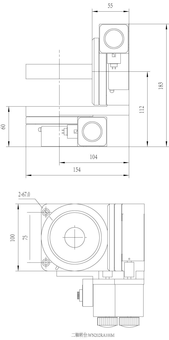 Dual-Axis Motorized Rotation Stage | Optical Device | Winner Optics Dual-Axis Motorized Rotation Stage | Optical Device | Winner Optics